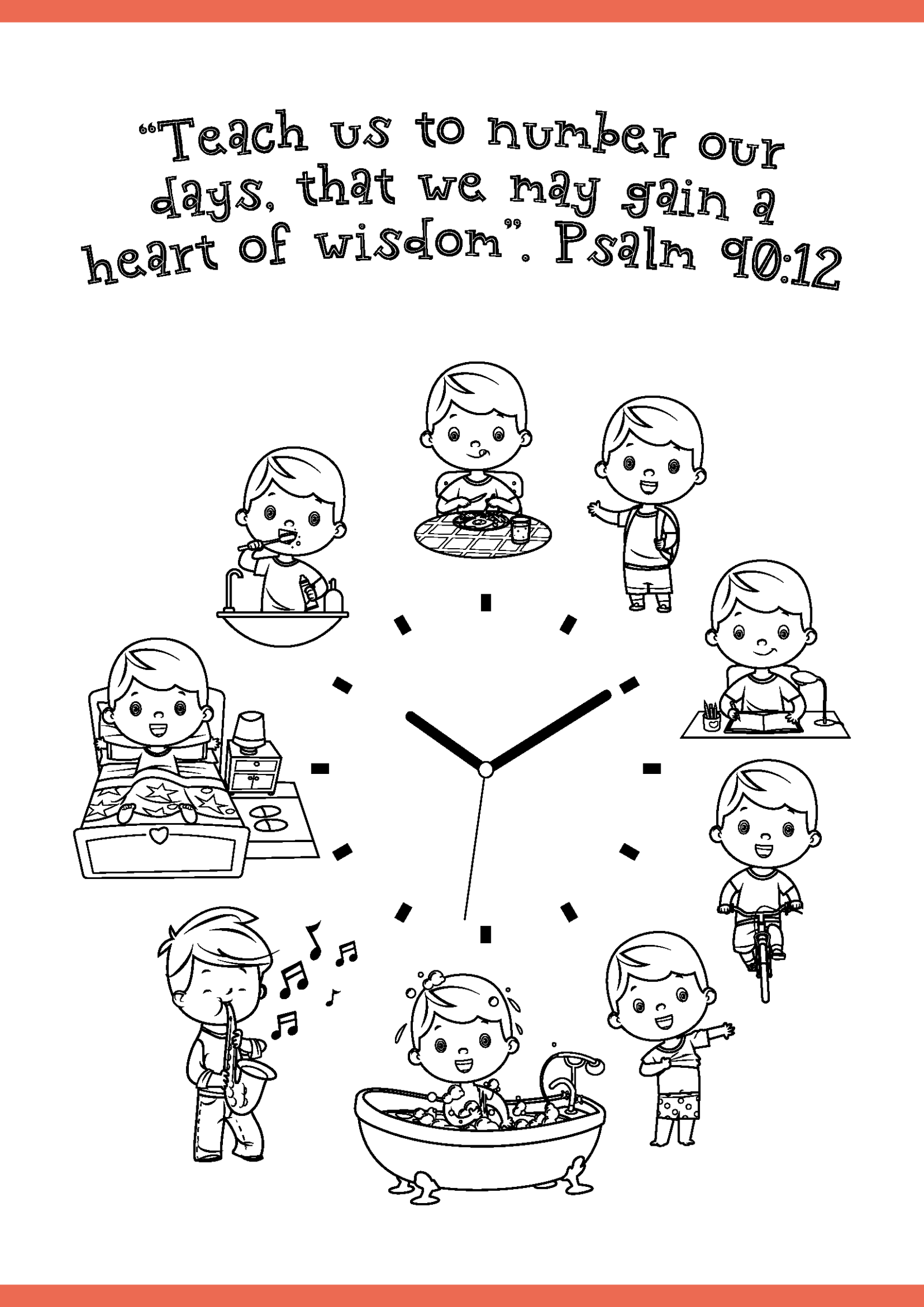 Steward of my Time - Kids Activity Sheets - Stewardship