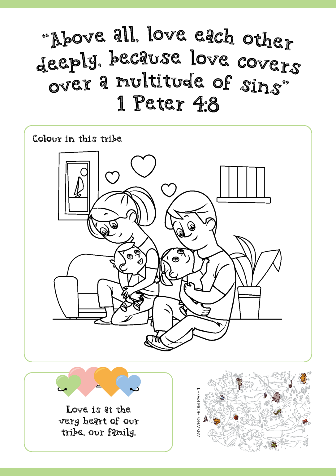 Steward of my Tribe - Kids Activity Sheets - Stewardship